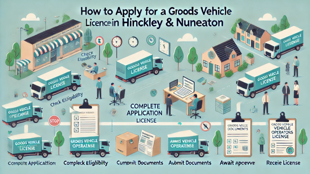 How to Apply for a Goods Vehicle Operators Licence in Hinckley and Nuneaton